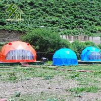 China 4 Person hotel white Geo dome tent for sale