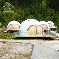 China White Hot Dip Galvanized Tubes Party Dome Tent Snow Load 75KG/SQM for sale