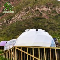 China Four Person Geodesic Dome Tent Transparent For Exhibitions for sale