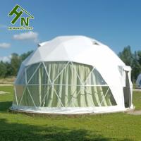 China 4m 8m Diameter 2 People Small Geo Dome Tent For Living Multi Functional for sale