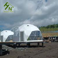 China 4m 8m Diameter 2 People Small Geo Dome Tent For Living Multi Functional for sale