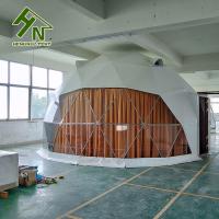 China 4m 8m Diameter 2 People Small Geo Dome Tent For Living Multi Functional for sale
