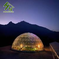 China White Roof Geo Dome Tent Camping Dome Tent for sale