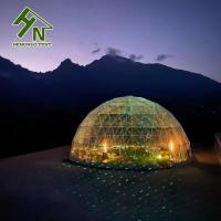 China White Roof Geo Dome Tent Camping Dome Tent for sale