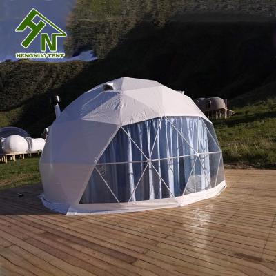 China 3m Diameter 19sqm Geo Camping Dome Tent For Party Festivals for sale