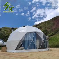 China 3m Diameter 19sqm Geo Camping Dome Tent For Party Festivals for sale