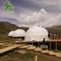 China 3m Diameter 19sqm Geo Camping Dome Tent For Party Festivals for sale