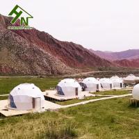 China 3m Diameter 19sqm Geo Camping Dome Tent For Party Festivals for sale