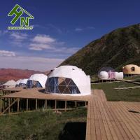 China 3m Diameter 19sqm Geo Camping Dome Tent For Party Festivals for sale
