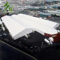 China White Waterproof Frame Tent A Shape Tent With Glass Wall for sale