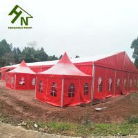 China Outdoor 20x30m Red PVC Fabric aluminum Frame Wedding Marquee Tent for sale