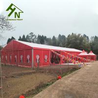 China Outdoor 20x30m Red PVC Fabric aluminum Frame Wedding Marquee Tent for sale