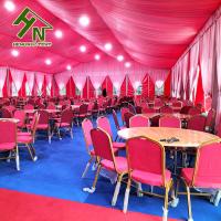 China Outdoor 20x30m Red PVC Fabric aluminum Frame Wedding Marquee Tent for sale