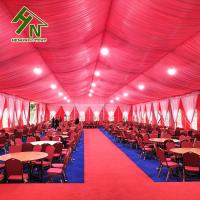 China Outdoor 20x30m Red PVC Fabric aluminum Frame Wedding Marquee Tent for sale