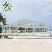 China 15x40m Large Transparent  Aluminum Alloy Event Party Wedding A Shape Tent for sale