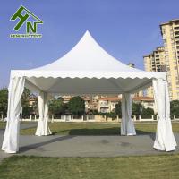 China White Stainless Aluminum Alloy Pagoda Event Tent High Peak Dome On Top for sale