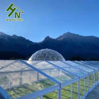 China 15x40m Large Transparent  Aluminum Alloy Event Party Wedding A Shape Tent for sale