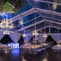China 20x40m Frame Tent Romantic Transparent Marriage Marquee Wedding Tent for sale