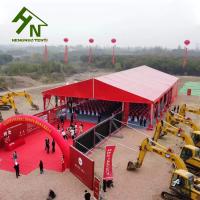 China 280 People Aluminium Frame Tent 10x30m Red Colorful Large Wedding Marquee for sale
