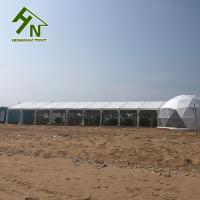 China 180 People Aluminium Frame Tent Red Colorful Large Wedding Marquee for sale