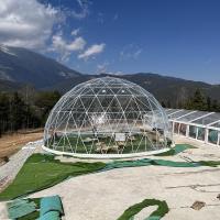 China Clear Geodesic Dome Tent 13m Diameter For Event Garden for sale