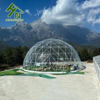China Clear Geodesic Dome Tent 13m Diameter For Event Garden for sale