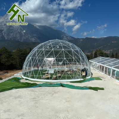 China Transparent PVC Big Party Igloo Geodesic Dome Tent Wind Resistance 120km/h for sale
