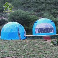 China Colorful Round Pvc Door 2 People Small Geo Dome Tent For Living Multi Functional for sale