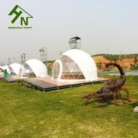 China White 3 People Small Geo Dome Tent For Living for sale