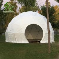 China White 3 People Small Geo Dome Tent For Living for sale
