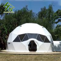 China Round PVC Door Small Geodesic Dome Tent For Event 48m Diameter for sale