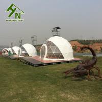 China Round PVC Door Small Geodesic Dome Tent For Event 48m Diameter for sale