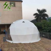 China Round PVC Door Small Geodesic Dome Tent For Event 48m Diameter for sale