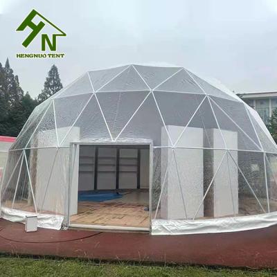 China Double Leaves Glass Door Big Geo Dome Tent For Event Igloo Dome Tent for sale