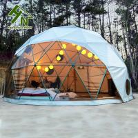 China Inflatable Geodesic Dome Tent Camping Igloo Geodesic Dome Tent Install On The Snow for sale