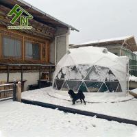 China Small Dome Tent Camping Igloo Geodesic Dome Tent Install On The Snow for sale