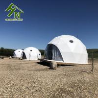 China 2 People Small Geo Dome Tent 5m 6m Diameter  For Living for sale