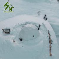 China 2 People Small Geo Dome Tent 5m 6m Diameter  For Living for sale