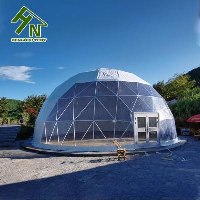 China Flexible 8m Geodesic Dome Tent Fire Resistance DIN4102 for sale