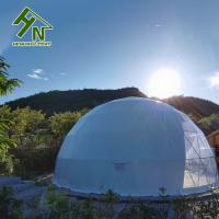 China Flexible 8m Geodesic Dome Tent Fire Resistance DIN4102 for sale