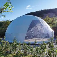 China Flexible 8m Geodesic Dome Tent Fire Resistance DIN4102 for sale
