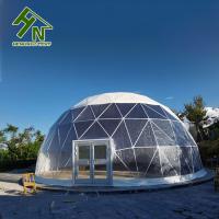 China Flexible 8m Geodesic Dome Tent Fire Resistance DIN4102 for sale
