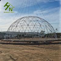 China 8m Geodesic Dome Tent Double Glass Door Clear Bay Window For Event for sale