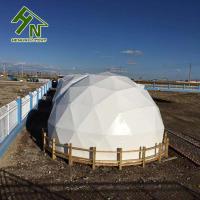 China Waterproof 6m Diameter Geo Dome Tent For Living Camping for sale