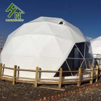 China Waterproof 6m Diameter Geo Dome Tent For Living Camping for sale