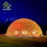 China 14m Transparent PVC  Igloo Geodesic Dome Tent For Big Party Exhibition for sale