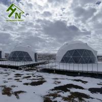 China Waterproof 4 People Geodesic Dome Tent 7m 8m Diameter For Living for sale