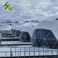 China Waterproof 4 People Geodesic Dome Tent 7m 8m Diameter For Living for sale