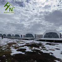 China Waterproof 4 People Geodesic Dome Tent 7m 8m Diameter For Living for sale