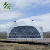 China Waterproof 4 People Geodesic Dome Tent 7m 8m Diameter For Living for sale